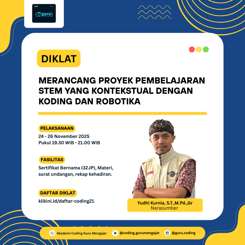 Materi - (Coding 21) Diklat Merancang Proyek Pembelajaran STEM yang ...